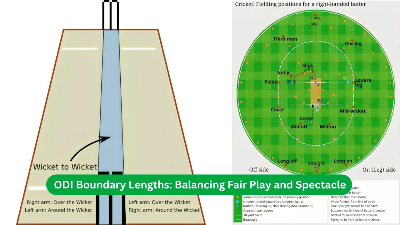 ODI Boundary Lengths Balancing Fair Play and Spectacle