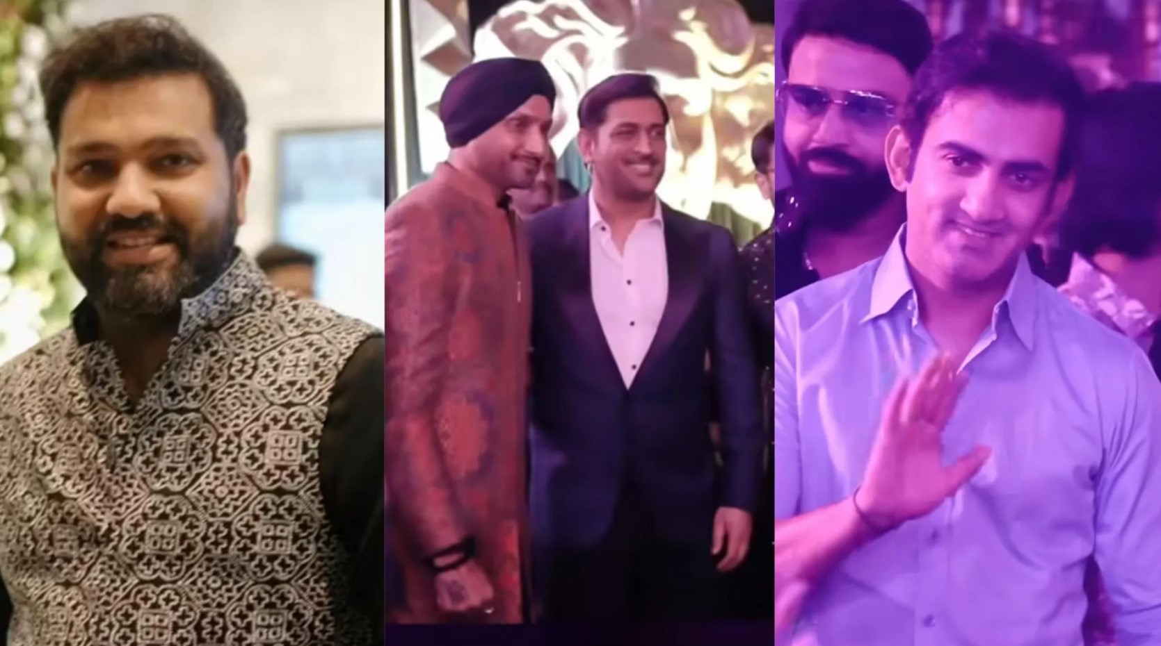 MS Dhoni, Rohit Sharma, Gautam Gambhir and other Indian cricket stars ...