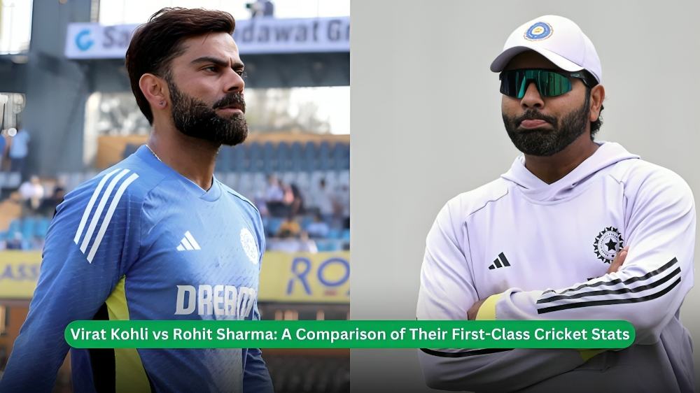 Virat Kohli vs Rohit Sharma: A Comparison of Their First-Class Cricket Stats